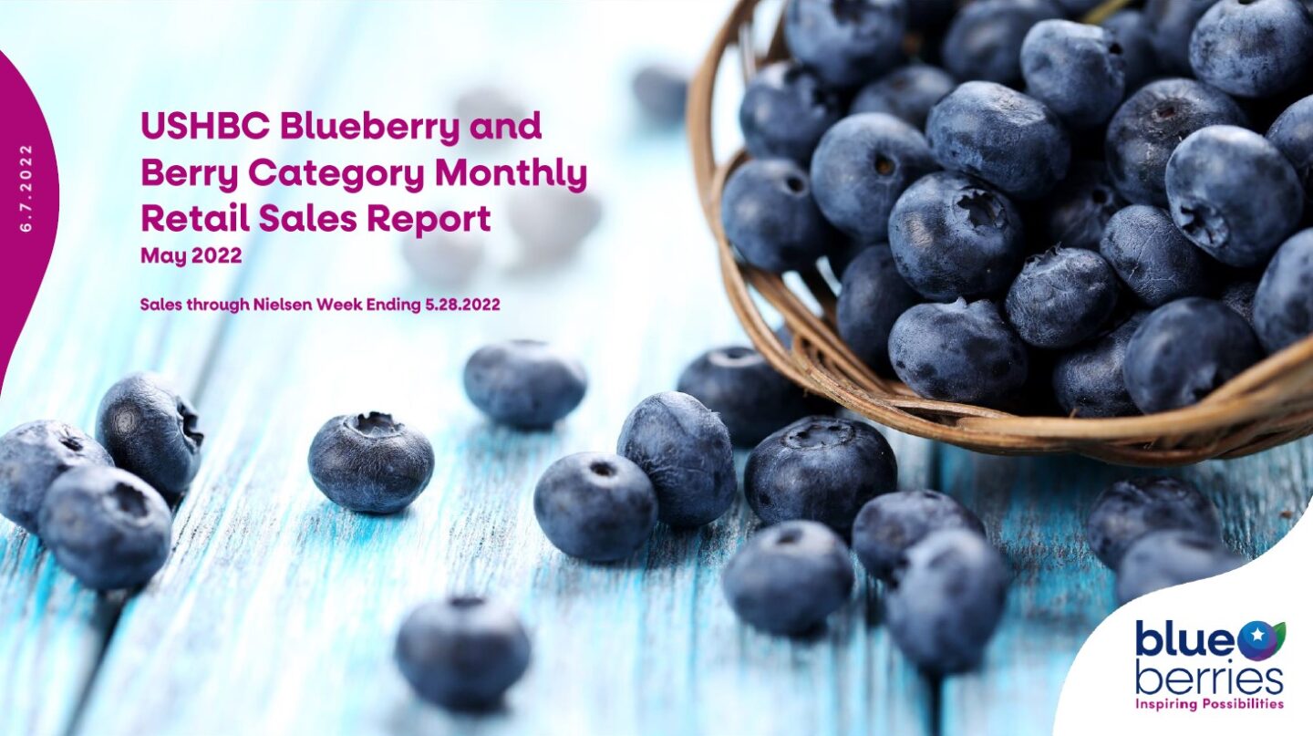 Get Involved With National Blueberry Month, May Nielsen Report ...